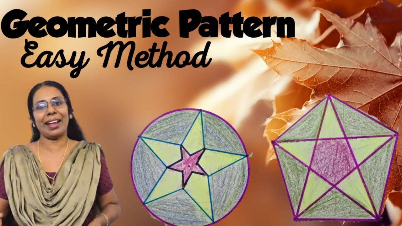 Geometric Patterns drawing using circle easy Method| Club Activities ...