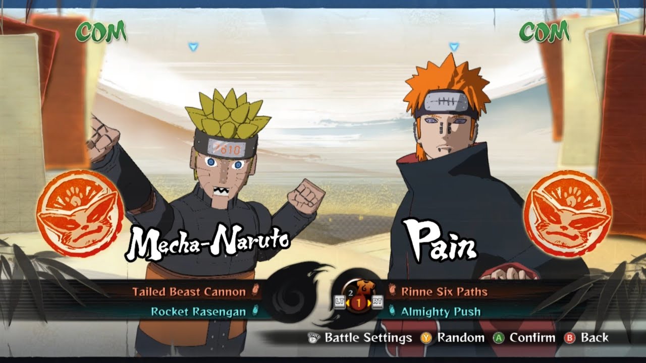 Naruto Ultimate Ninja Storm 4 - Mecha Naruto vs Pain - Epic Combat ...