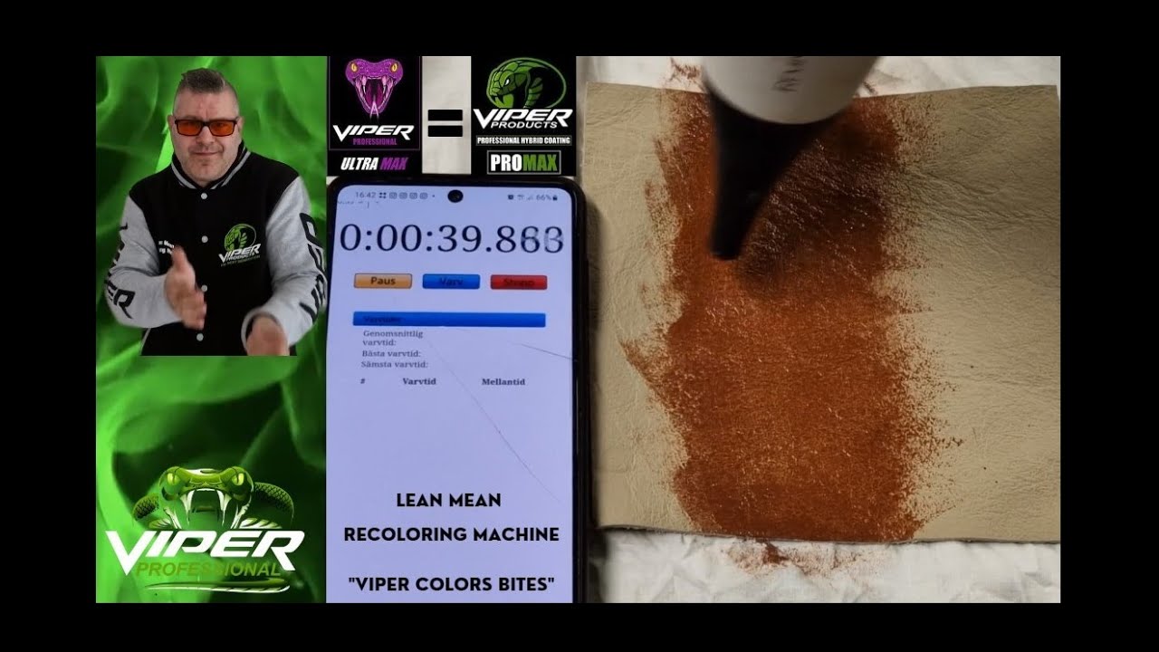 Recolor Leather and Vinyl with VIPER Products - Colors that Bites ...