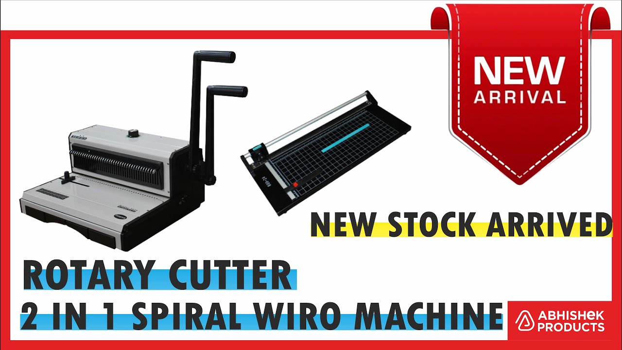 New Stock📦Arrived | 2 in 1 Spiral/Wiro Machine | Rotary Cutter @ Buy ...