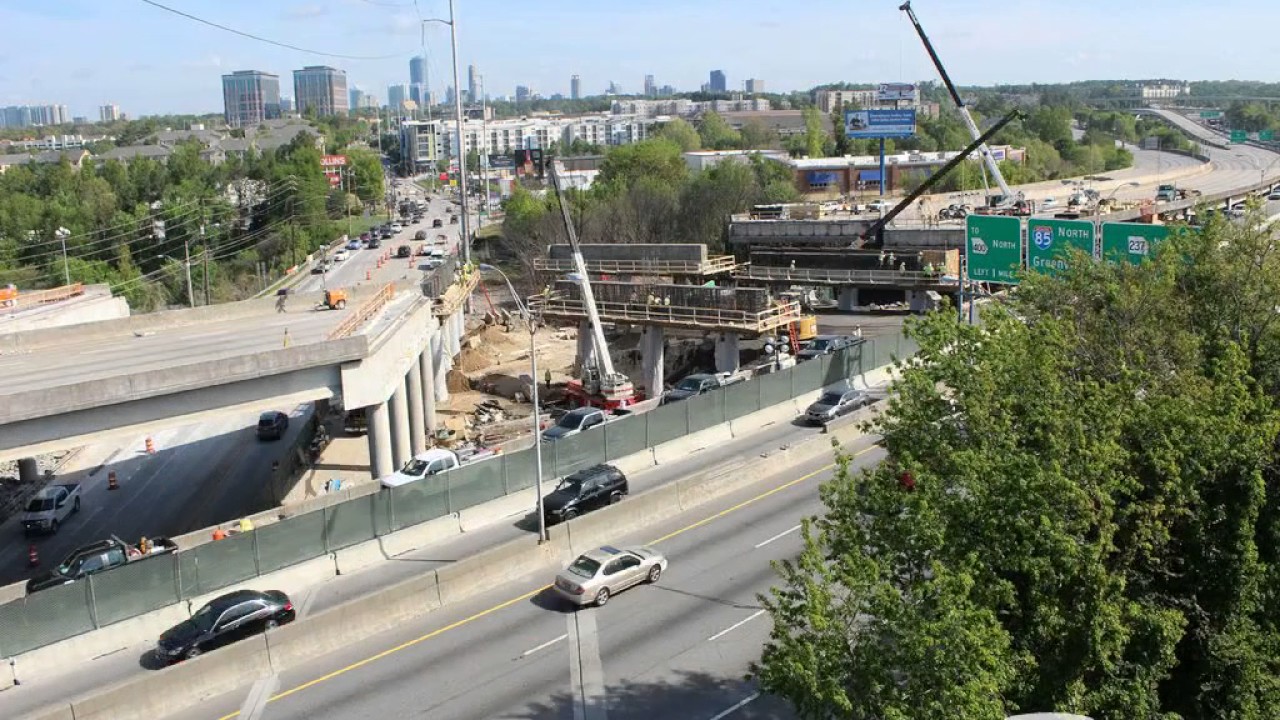 I-85 Rebuild (April 6-25) - YouTube