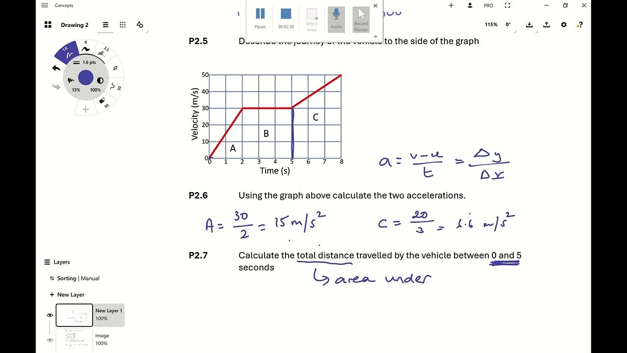 Video3 Velocity Time Graphs Youtube