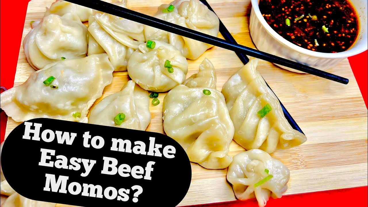 বিফ মম Beef Momos Recipe |Homemade beef momos | Quick and Easy Momos ...