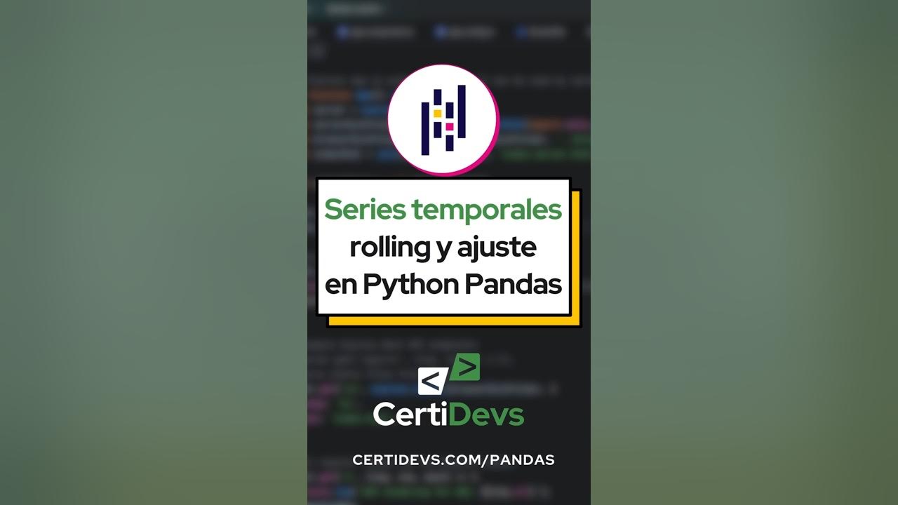 Media móvil series temporales en Python Pandas - YouTube