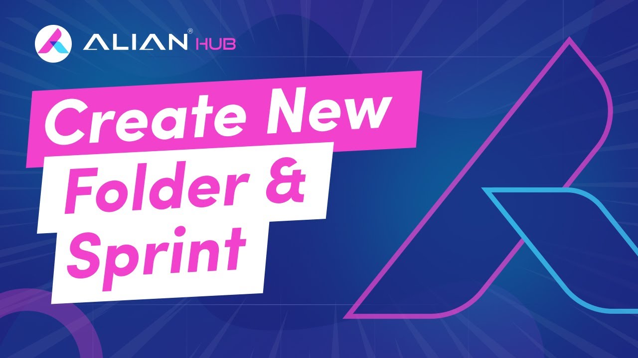 Create New Folder & Sprint on AlianHub - YouTube