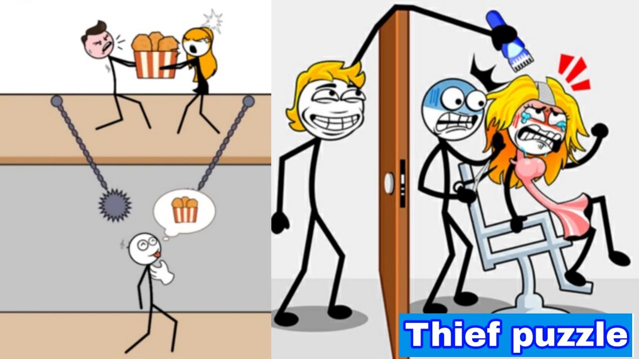 THEIF PUZZLE | THEIF SUPER LONG HANDS | THEIF PUZZLE 160 - 200 Gameplay ...
