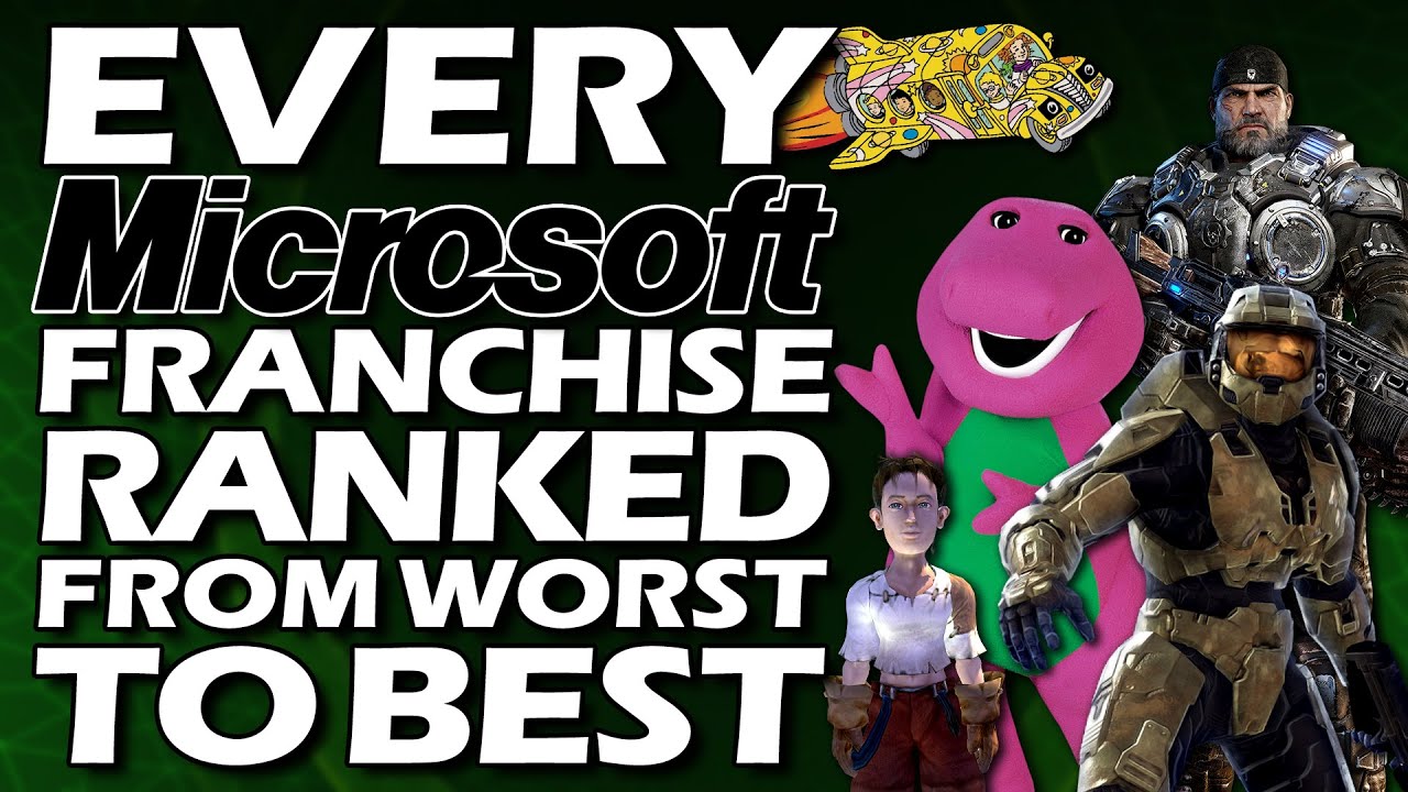 Every Microsoft Franchise Ranked From WORST To BEST - YouTube