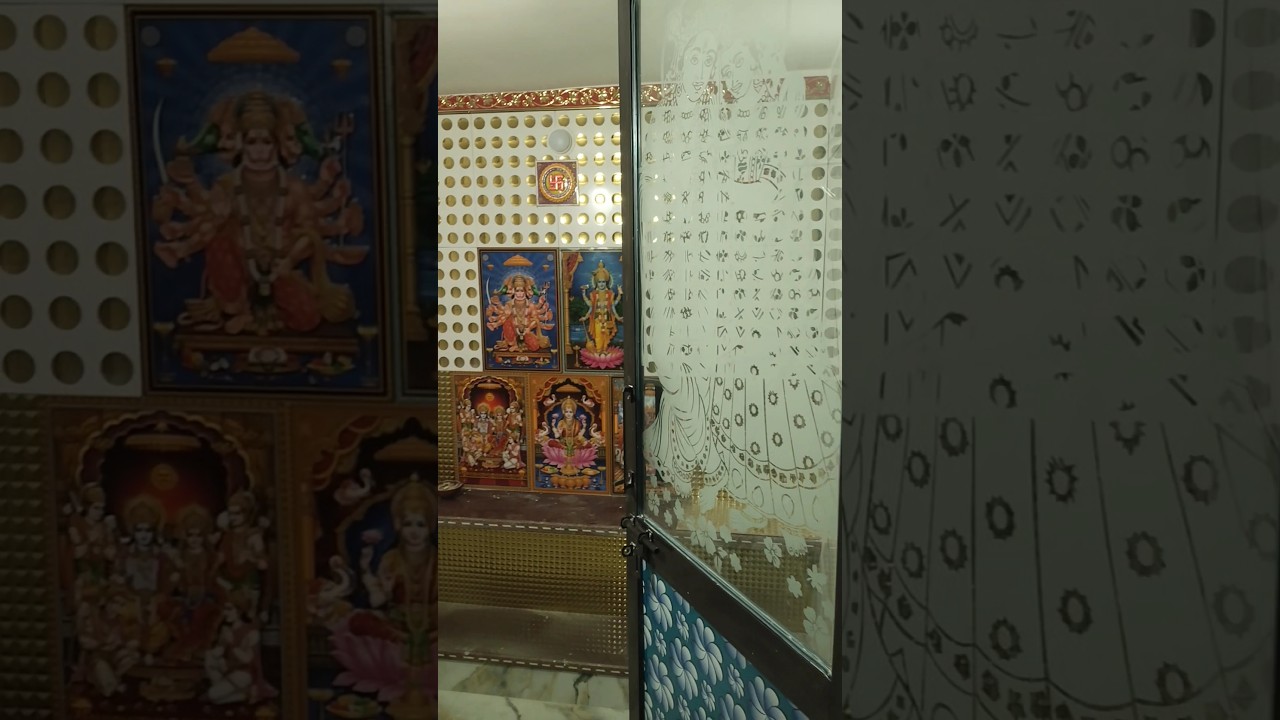 Puza room tails work complete and door #ytshorts #interiordesing # ...