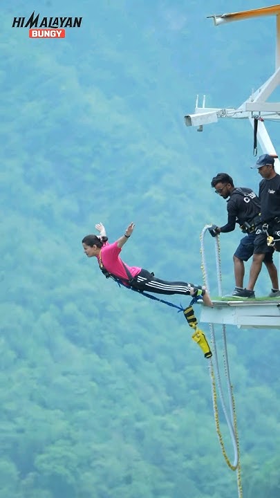 🫣😱can you try this #adventuresport #trill #bungee #thrill #bungeejumping #shorts #trending # ...