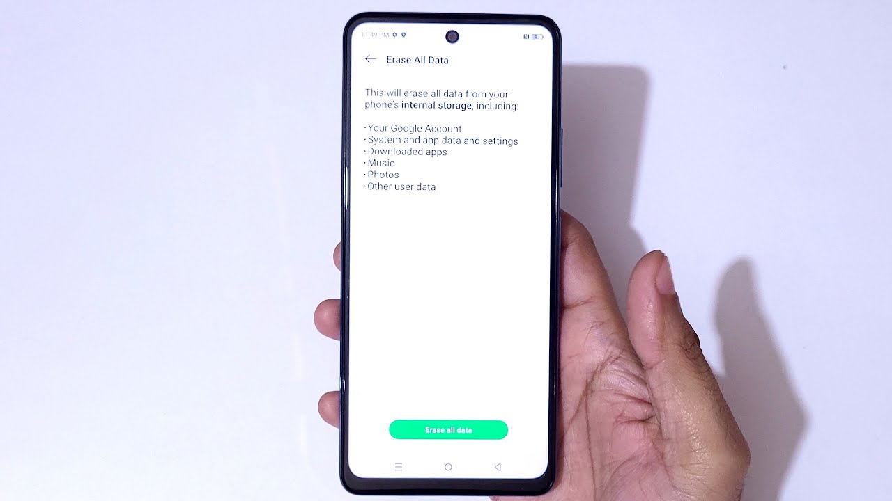 How to Factory Reset Infinix Phone - YouTube