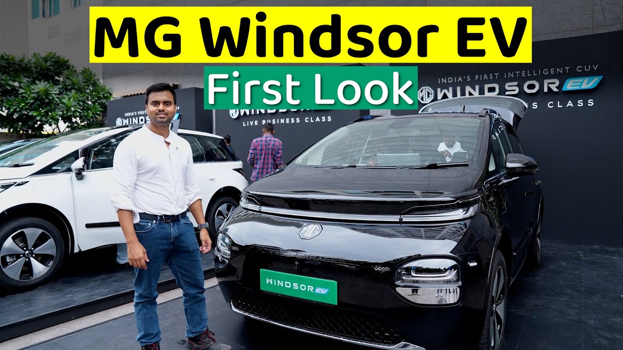 MG Windsor EV Walkaround | What's New In Electric CUV? - YouTube