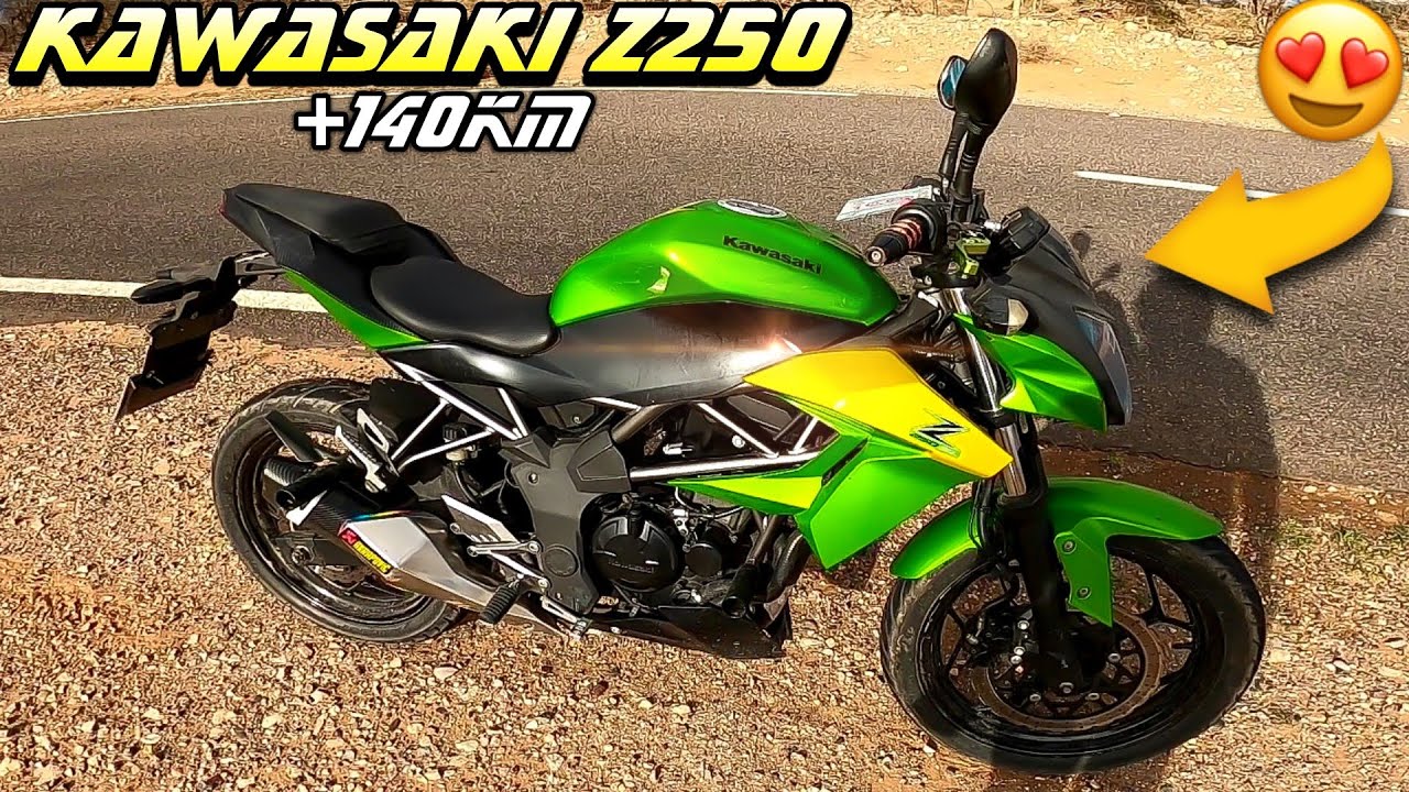 Top Speed Kawasaki Z250 | شديت بها 140Km/h 😨🚀 - YouTube