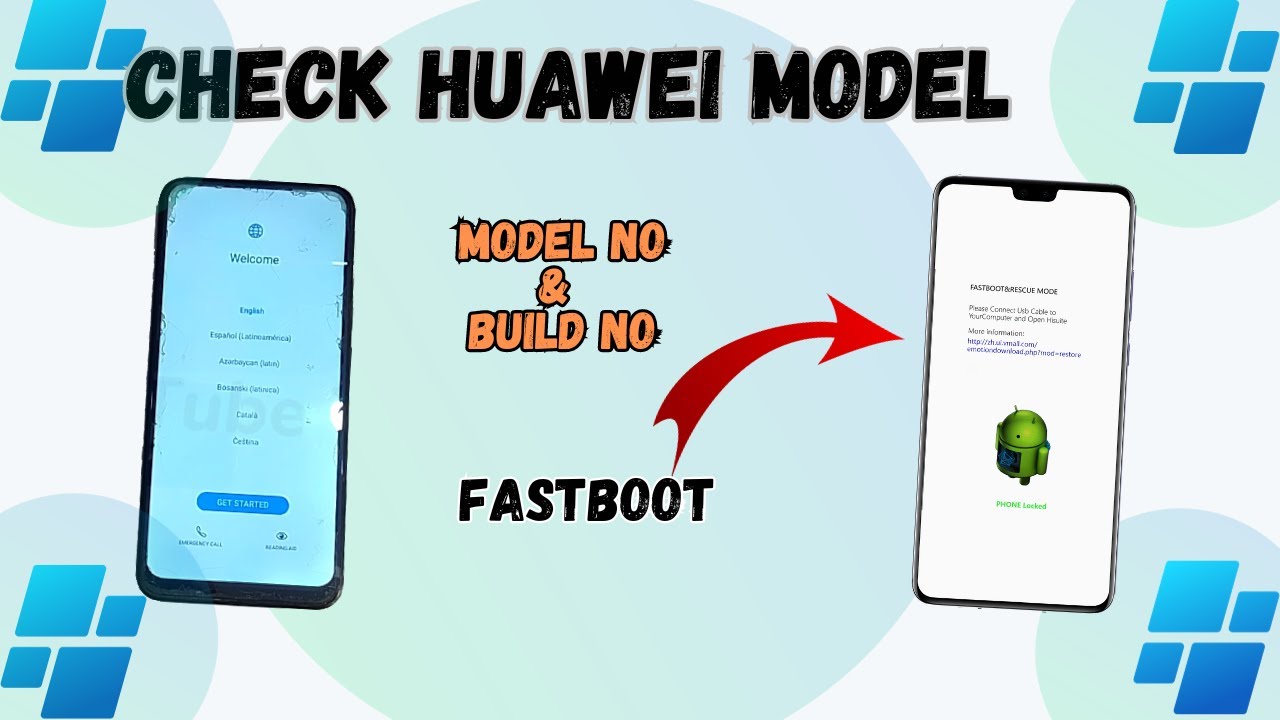 How to check Huawei model || check huawei model with fastboot command ...