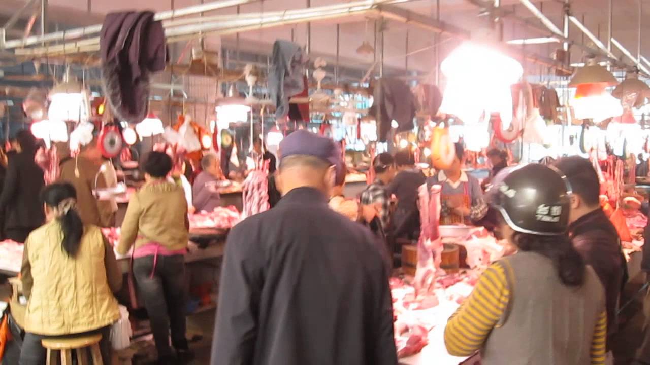 Chinese Meat Market - YouTube