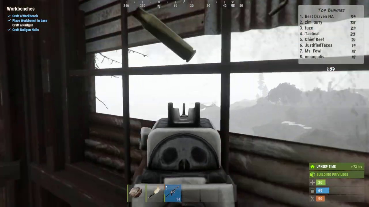 Rust - Fighting the Helicopter from Inside the Base - YouTube