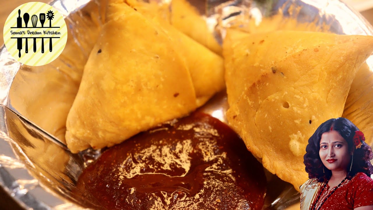 ফুলকপির সিঙ্গারা সাথে তেতুলের চাটনি মিষ্টির দোকানের মতো টেস্টি আর ...