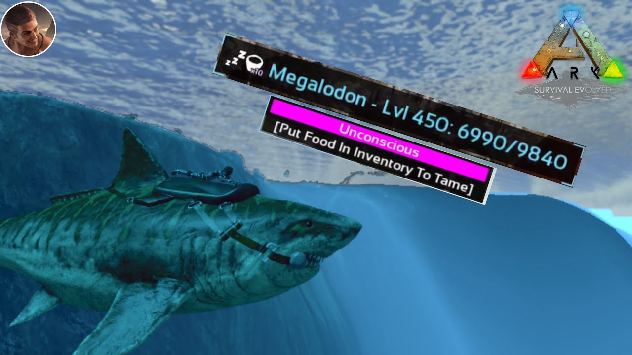 MAX LEVEL MEGALODON TAMING!! ARK SURVIVAL EVOLVED MOBILE - YouTube