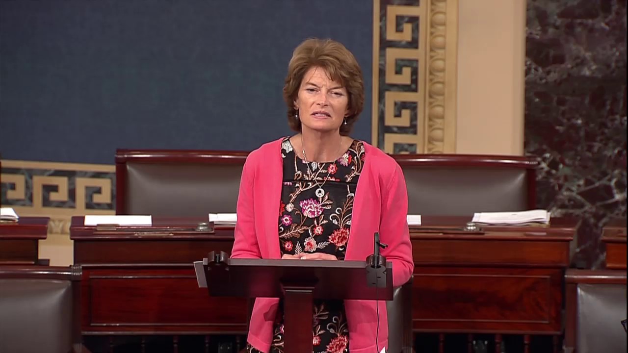 Senator Murkowski on Remembering Sam Brice and Buzz Otis - YouTube