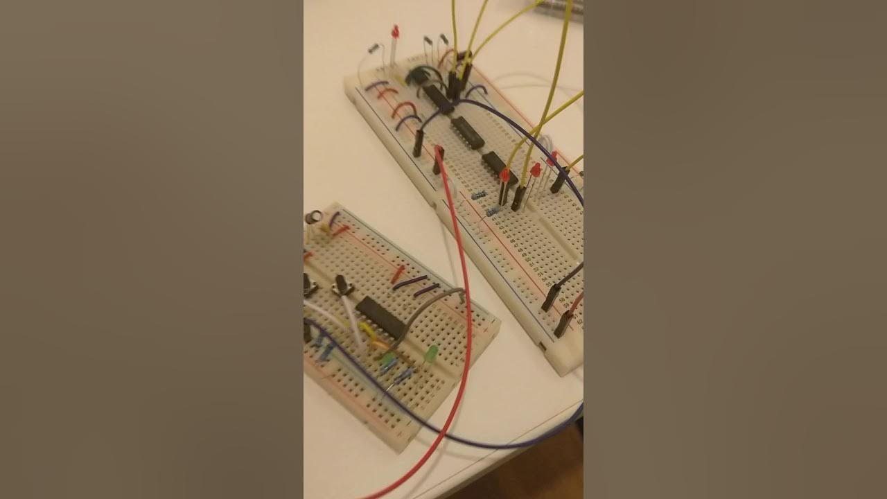 74LS92 decade counter LED (PT 1) - YouTube