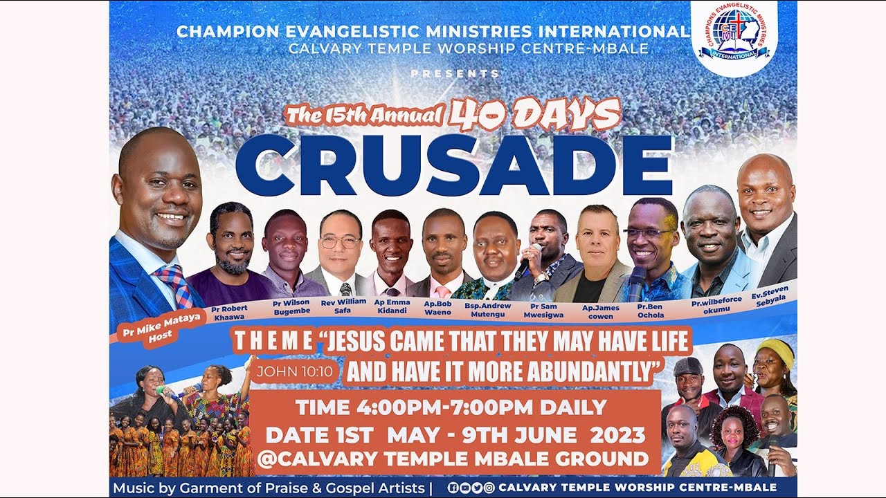 40 DAYS CRUSADE - Pr Mike Mataya [05.05.2023] - YouTube