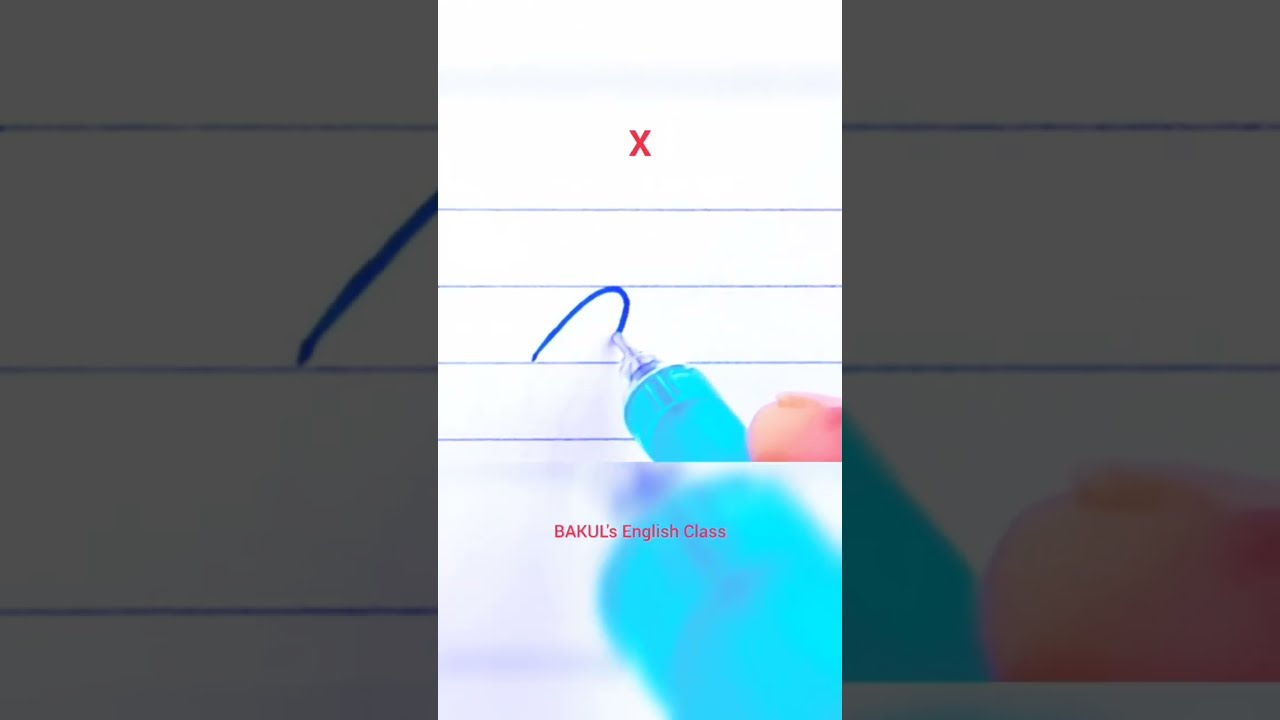 How To Write The Letter X In Cursive Calligraphy Writing Hand How To Write The Letter X In Cursive Calligraphy Writing Hand