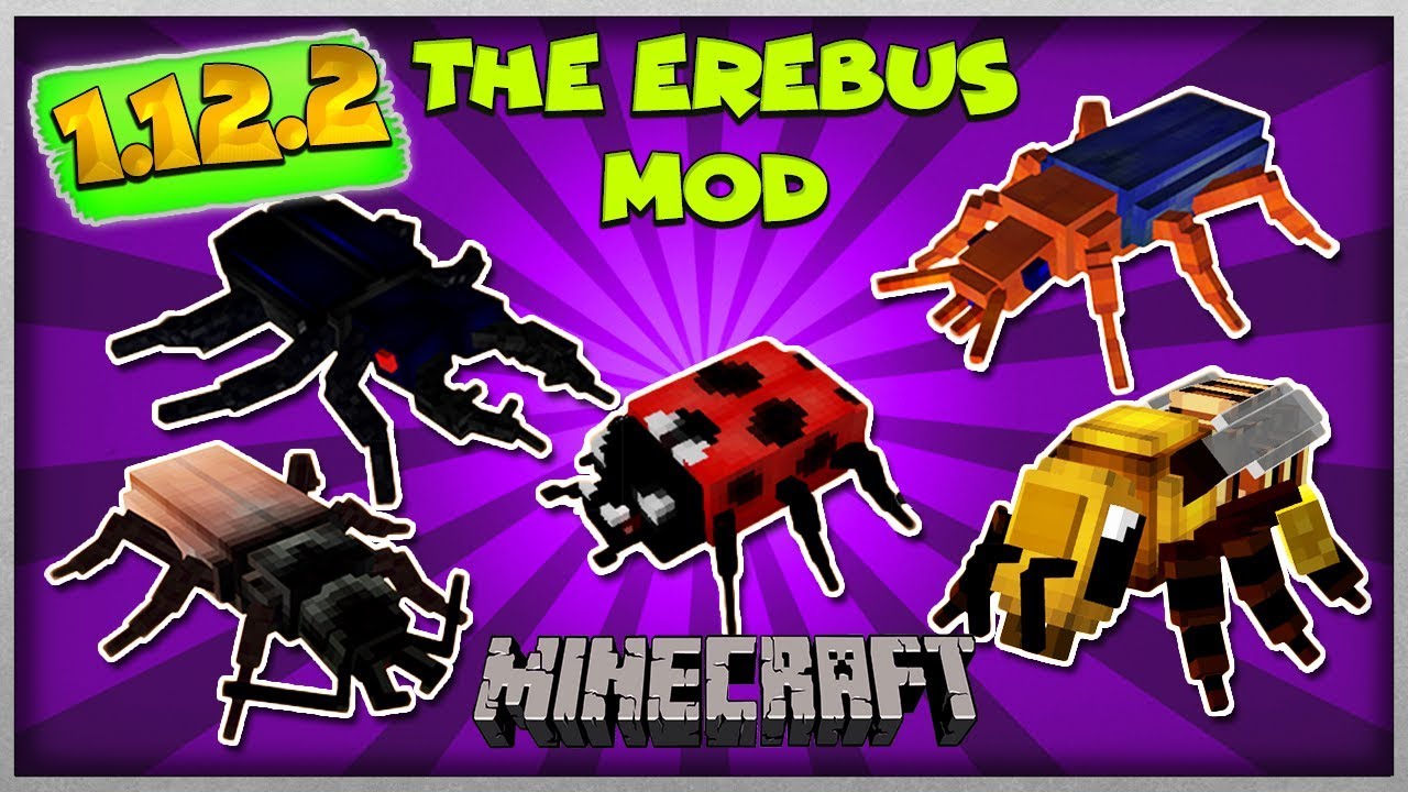THE EREBUS MOD: ABELHAS E BESOUROS, INSETOS GIGANTES 1.12.2 - TUTORIAL ...
