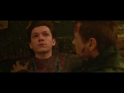 Avengers Infinity War - Spider-Man Death Scene (Mr. Stark I Don't Feel So Good)