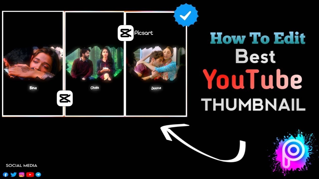 How To Edit Best YouTube Thumbnail 2023 | How To Easily Edit Trending ...