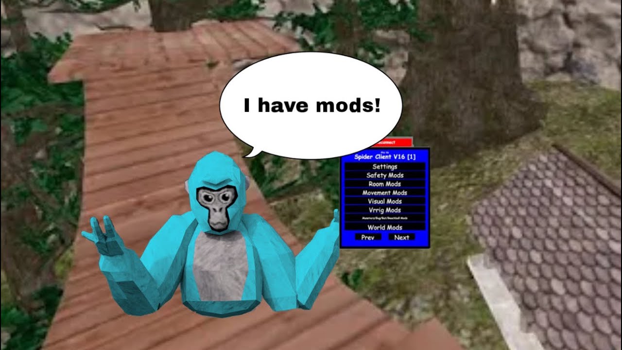 Gorilla tag official mods - YouTube