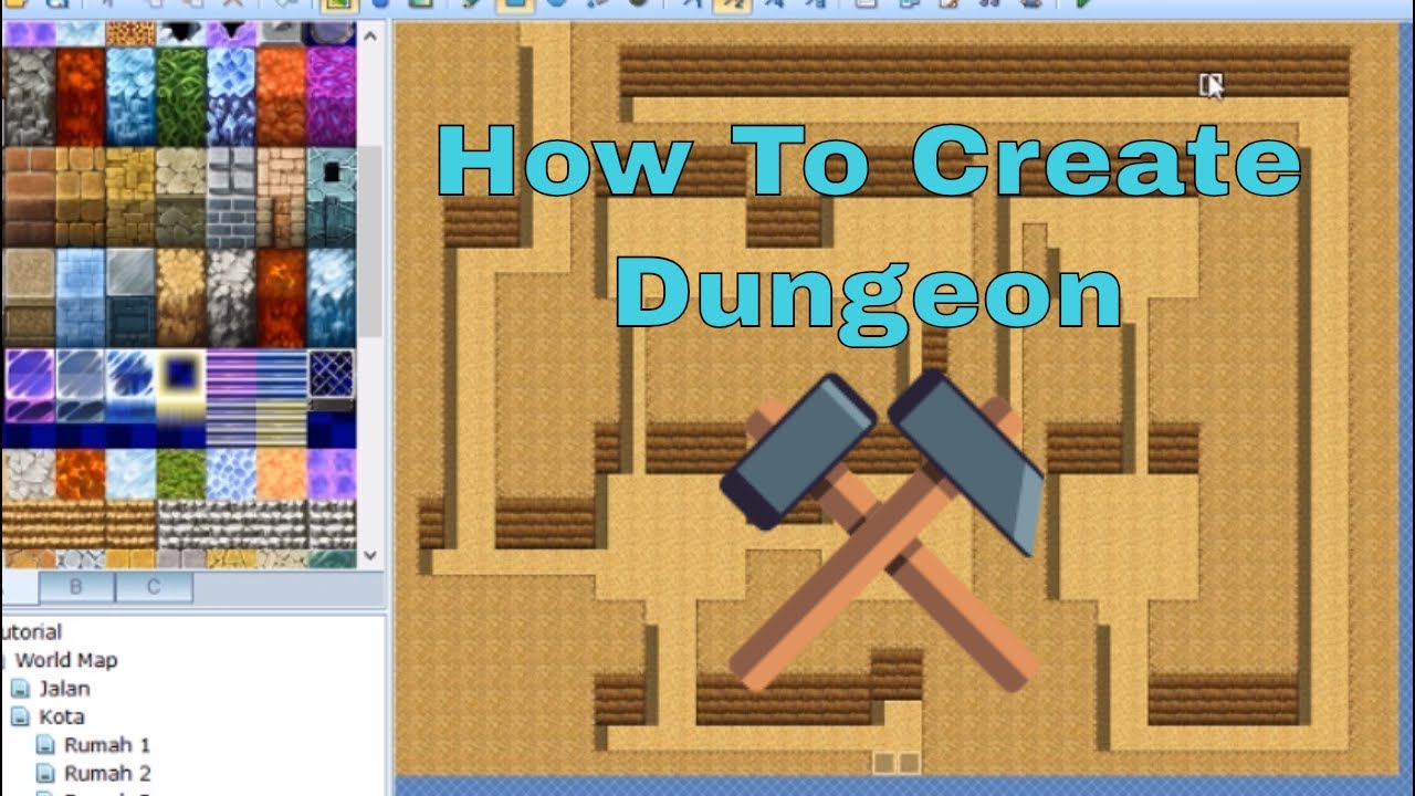 Tutorial RPG Maker VX Ace #8: Create Dungeon - YouTube