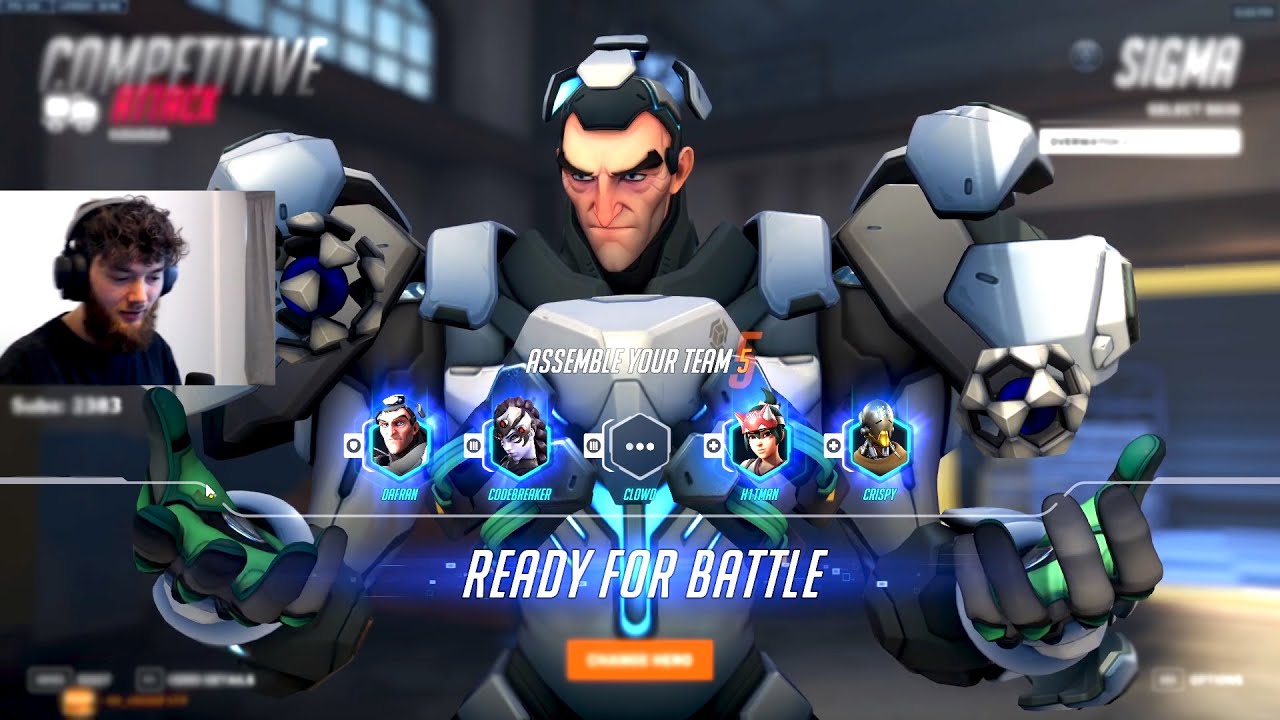 Dafran Sigma Gameplay Overwatch 2 Season 9 Top 500 Youtube