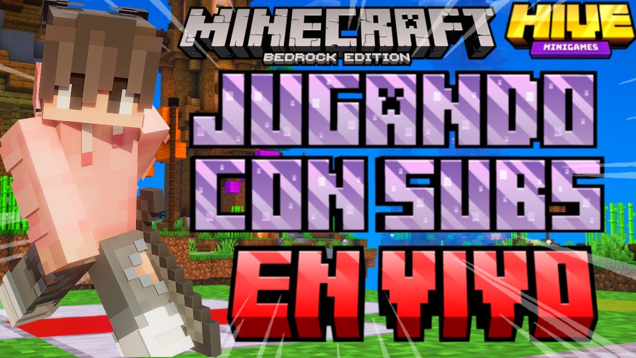 JUGANDO CON SUBS MINECRAFT Transmisión en vivo de Vicksheiker - YouTube
