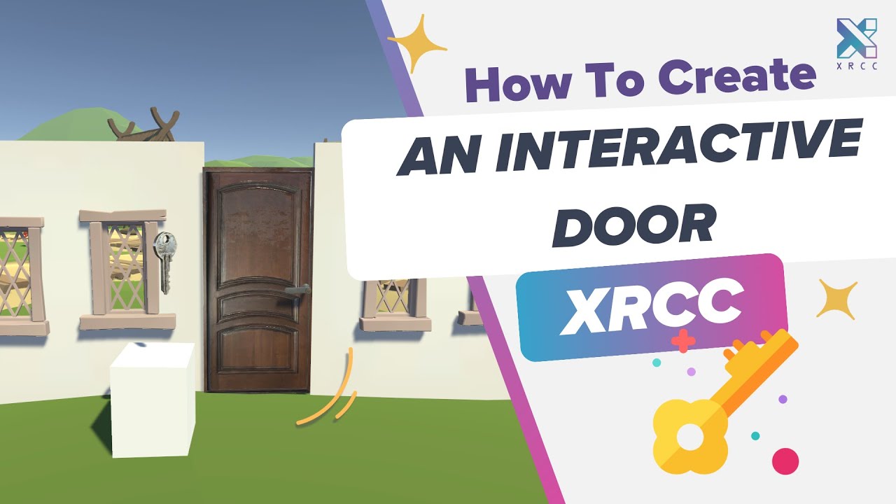 【XRCC Tutorial】How to create an interactable door in VR? | XR content creator - YouTube