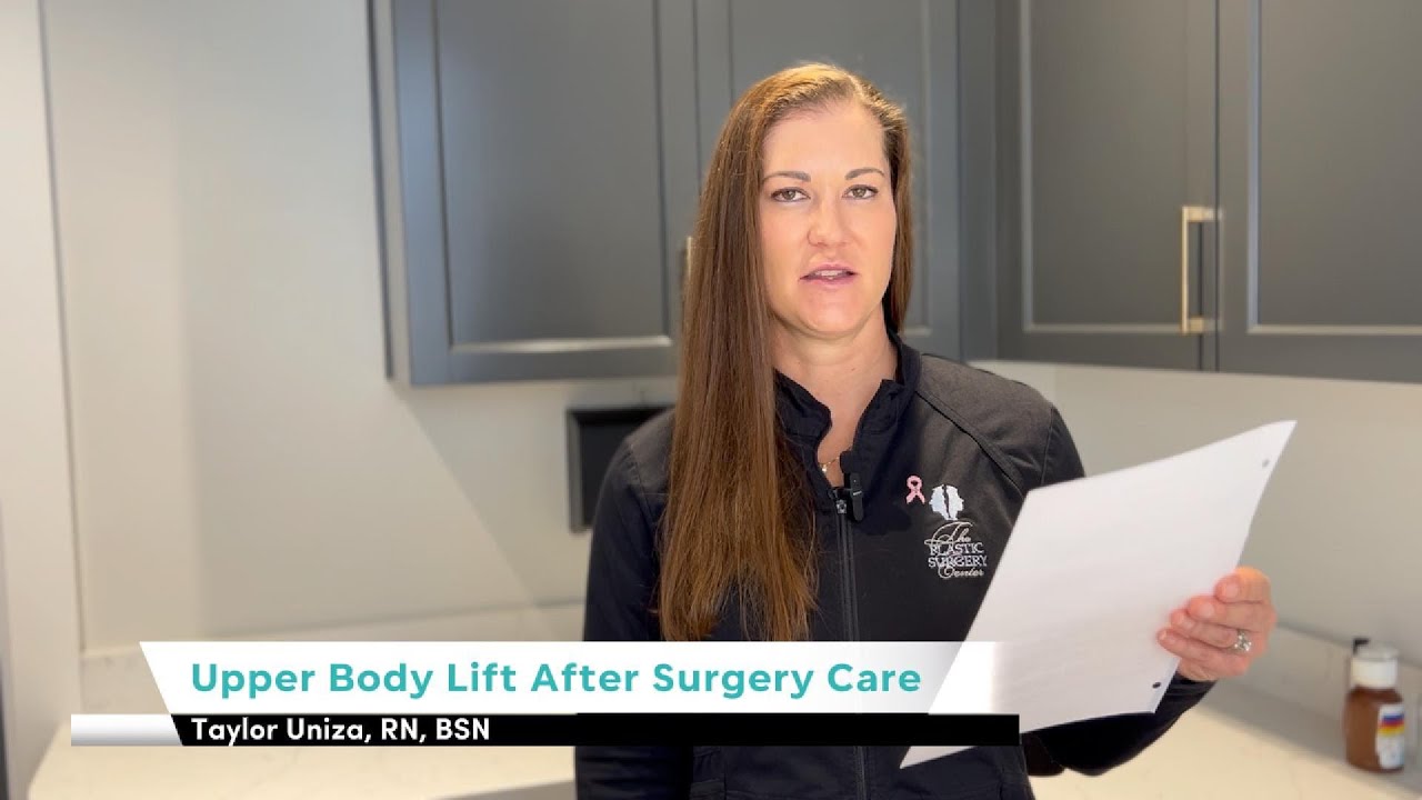 Upper Body Lift After Surgery Care - YouTube