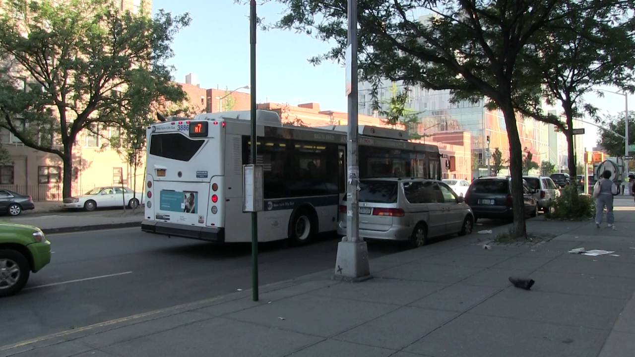 MTA New York Bus - Orion VII Route M7 #3886 - YouTube