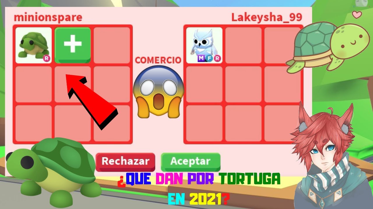 ¿QUE OFRECEN POR TORTUGA EN 2021?/turtle/🐢💚/ADOPT ME/TRADES/ROBLOX ...