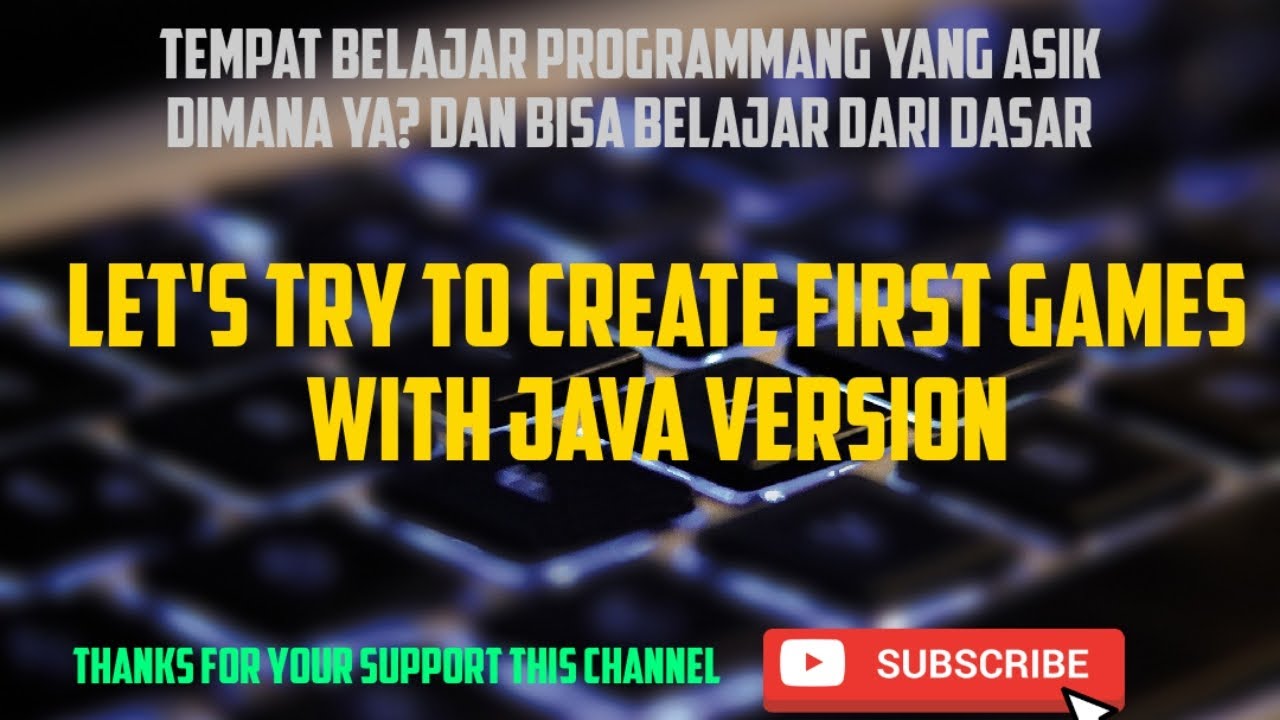 Membuat Game Suwit dengan Java (Java Dasar) - YouTube