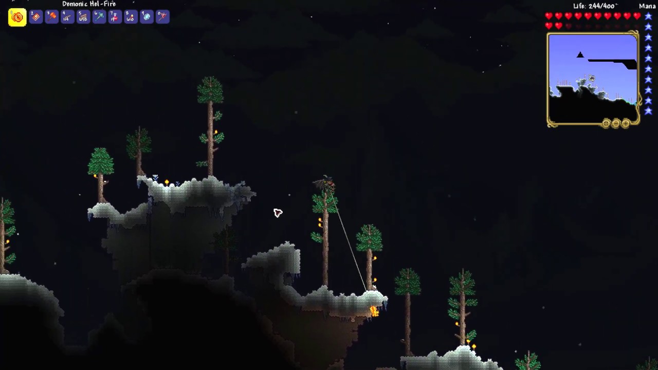 How to get Shiverthorn - Terraria 1.4 - YouTube