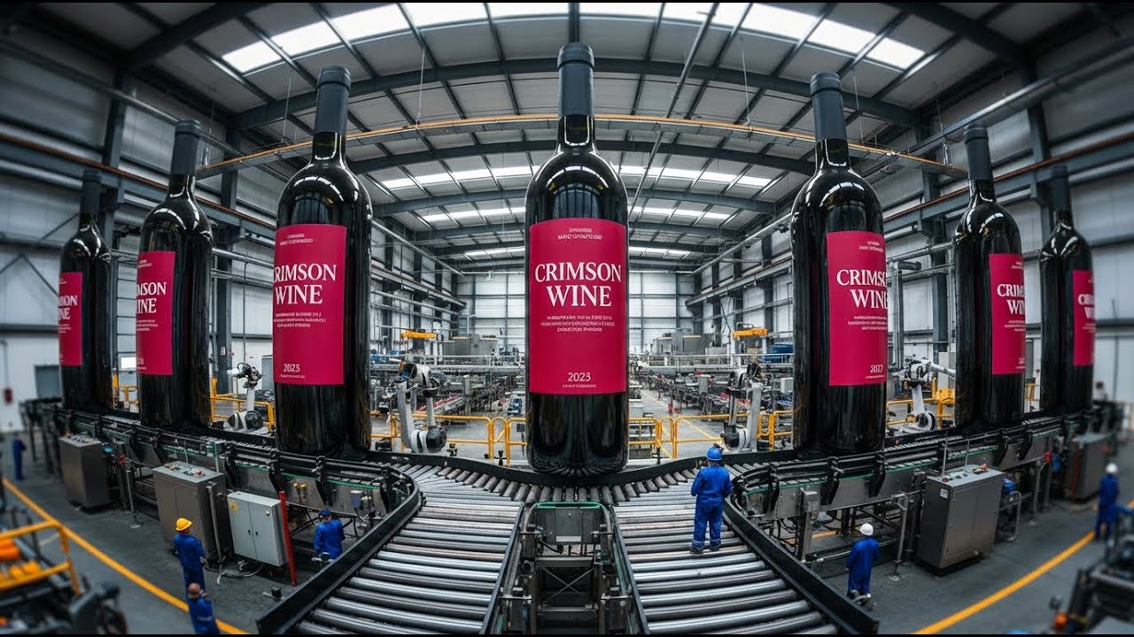 Inside a Modern Wine Bottling Facility: From Barrel to Cork & Label ...