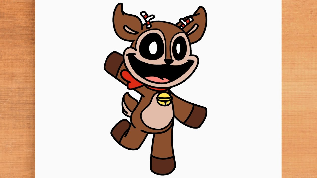How to draw Jolly Jingle Smiling Critters Poppy Playtime 3 - YouTube