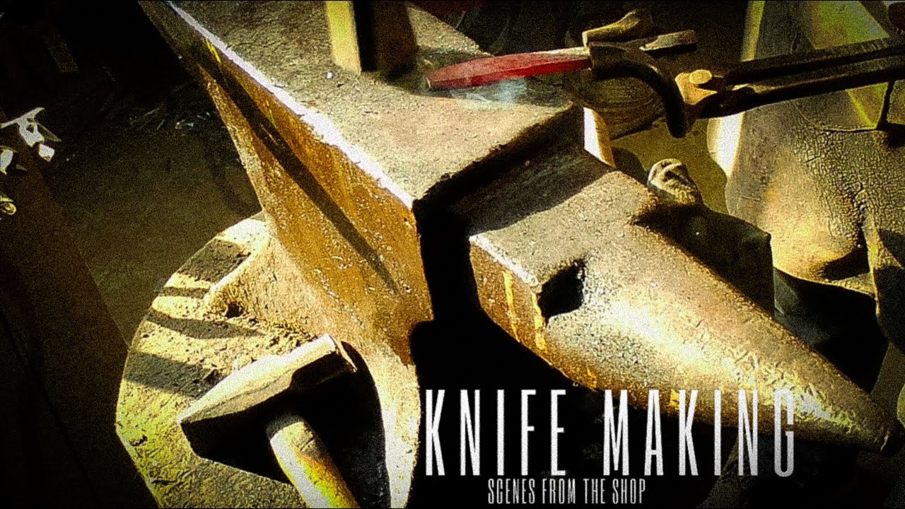 A Quick Look In a Knife Makers Shop - YouTube