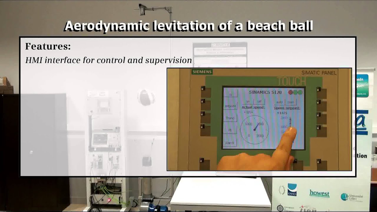 Aerodynamic levitation of a beach ball - YouTube