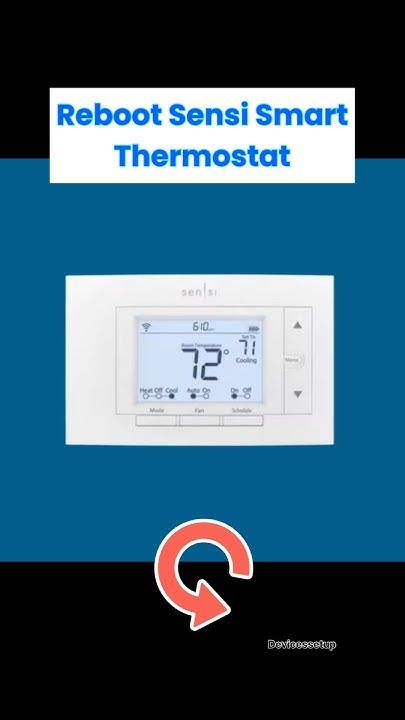 How To Reboot Sensi Smart Thermostat #reset #sensi #thermostat - YouTube