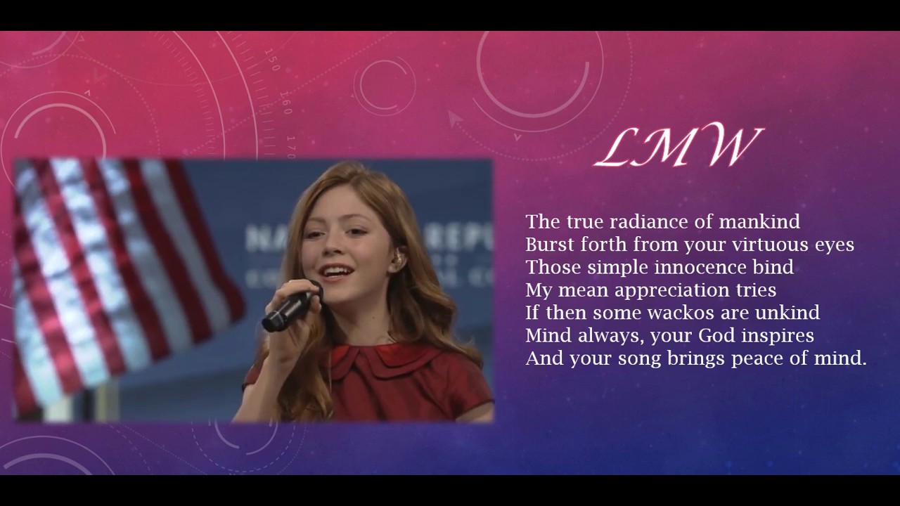 Amazing Grace - By Lexi Mae Walker (My Favorite Singer) - YouTube