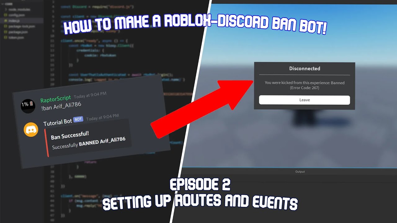 {OUTDATED}Discord-Roblox Ban Bot | Episode 2 | Routes - YouTube