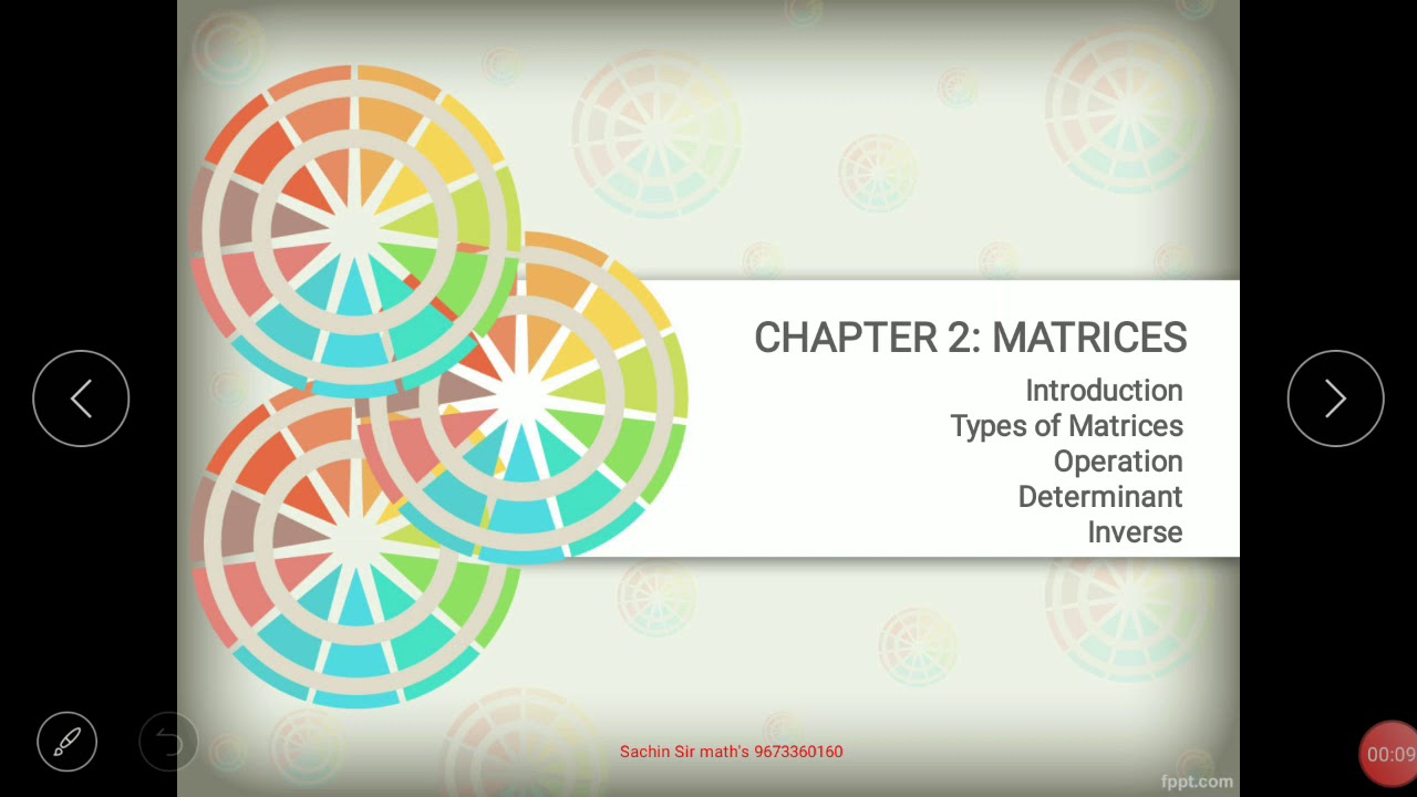 Types of matrices Useful to 11 and 12 Science and commerce - YouTube