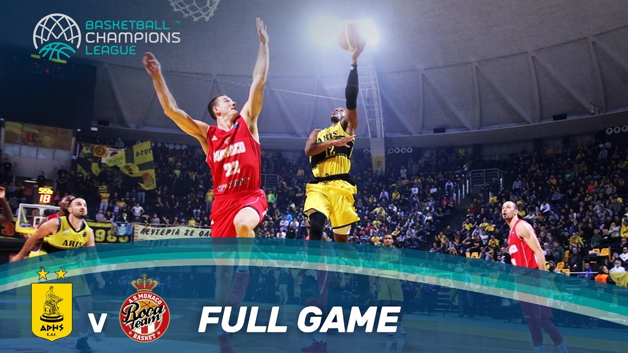 Aris v AS Monaco - Full Game - Basketball Champions League - YouTube