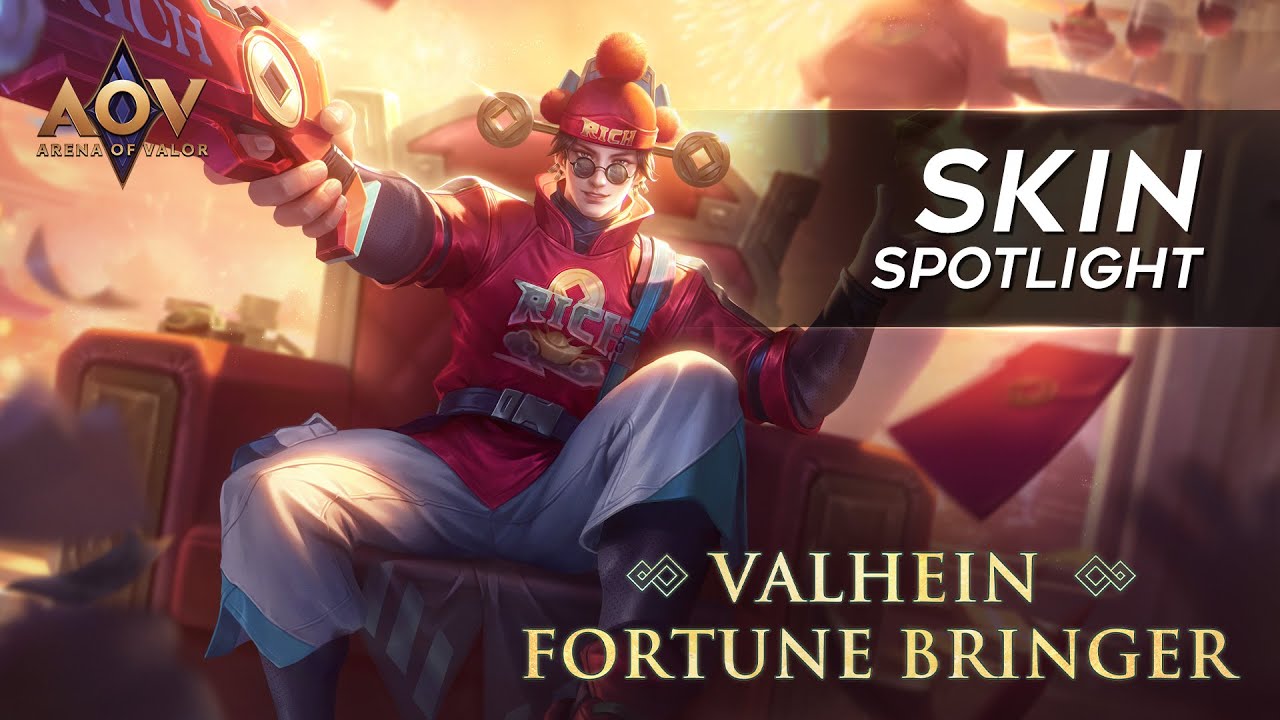 Valhein Fortune Bringer Skin Spotlight - Garena AOV (Arena of Valor ...