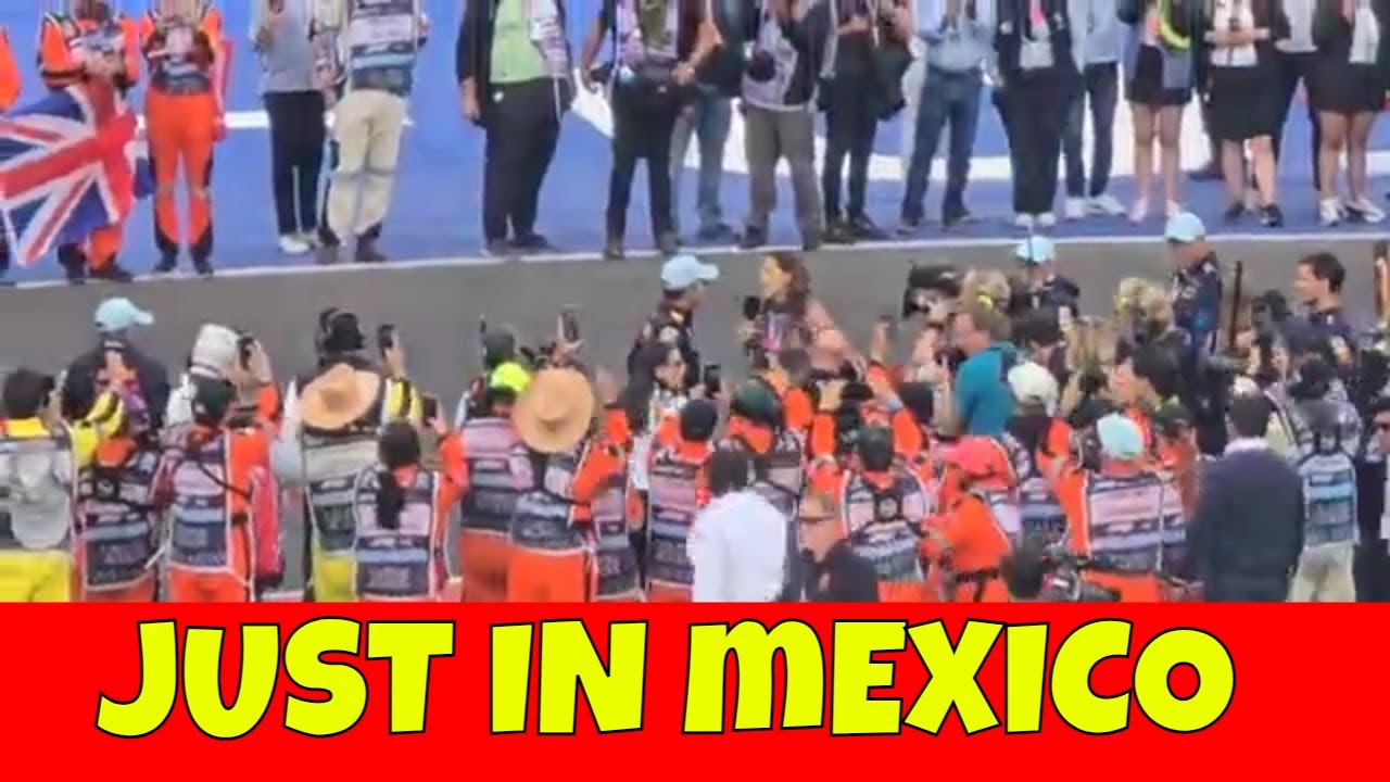 Los pilotos de la Formula 1 asombrados de los fans en el Foro Sol ...