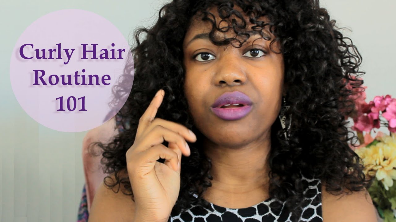 Curly Hair Routine 101 | for ALL types of Curls | Abbyliciouz - YouTube